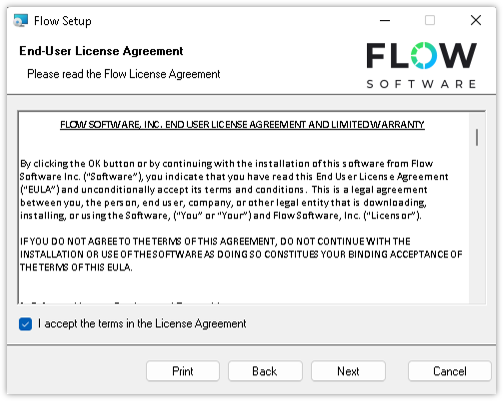Installing Flow – Flow Support