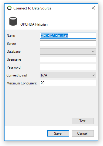 Data Source - OPC HDA Historian – Flow Support